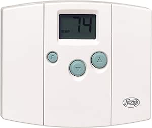 Hunter 42999 Just Right Digital Thermostat - Nonprogrammable Household ...