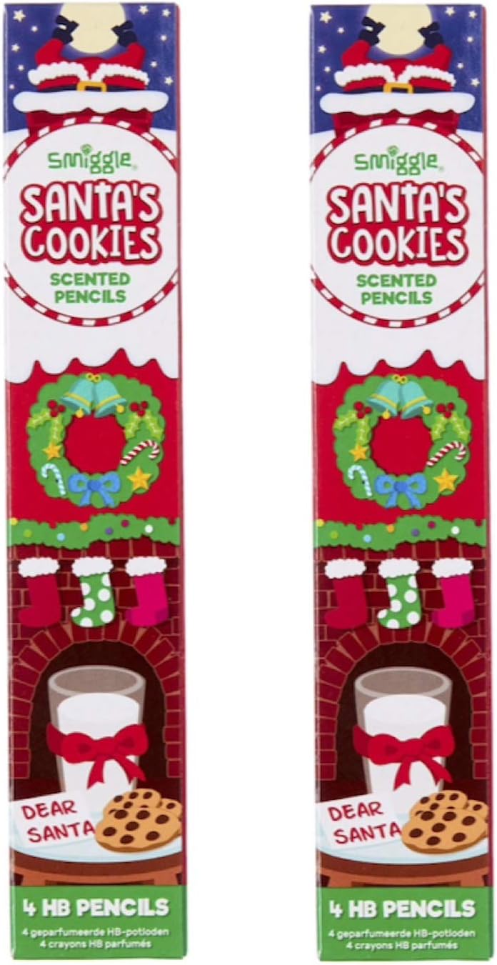 Smiggle Pencils HB Scented Twin Pack (Santa’s Christmas Cookies) – BigaMart