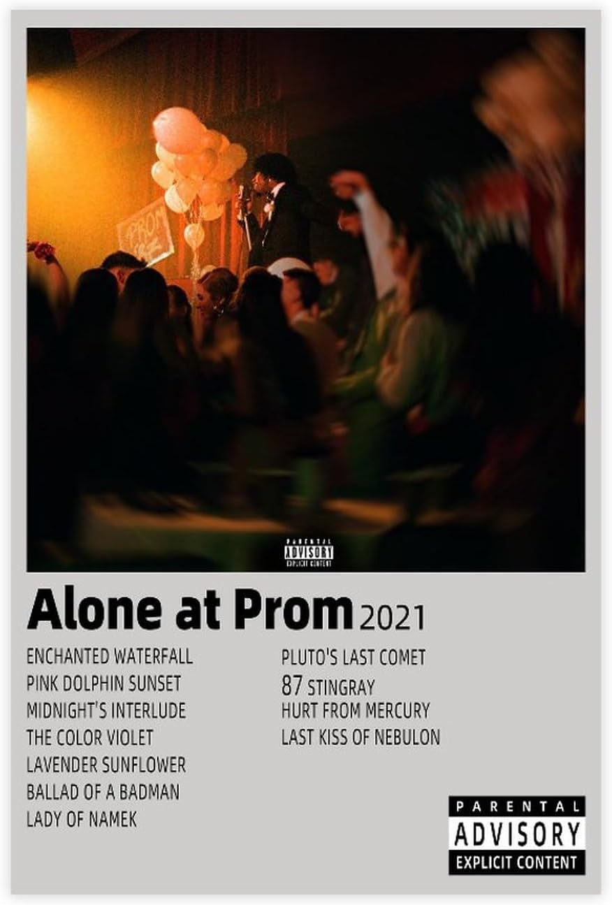 Amazon.com: KANCH Tory Lanez Poster Alone at Prom Album Cover Posters ...