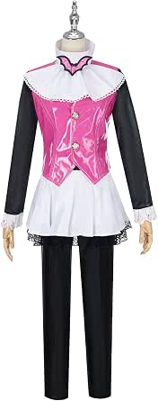 Amazon.com: Helltaker Draculaura Cosplay Costume New Pink Shirt Black ...