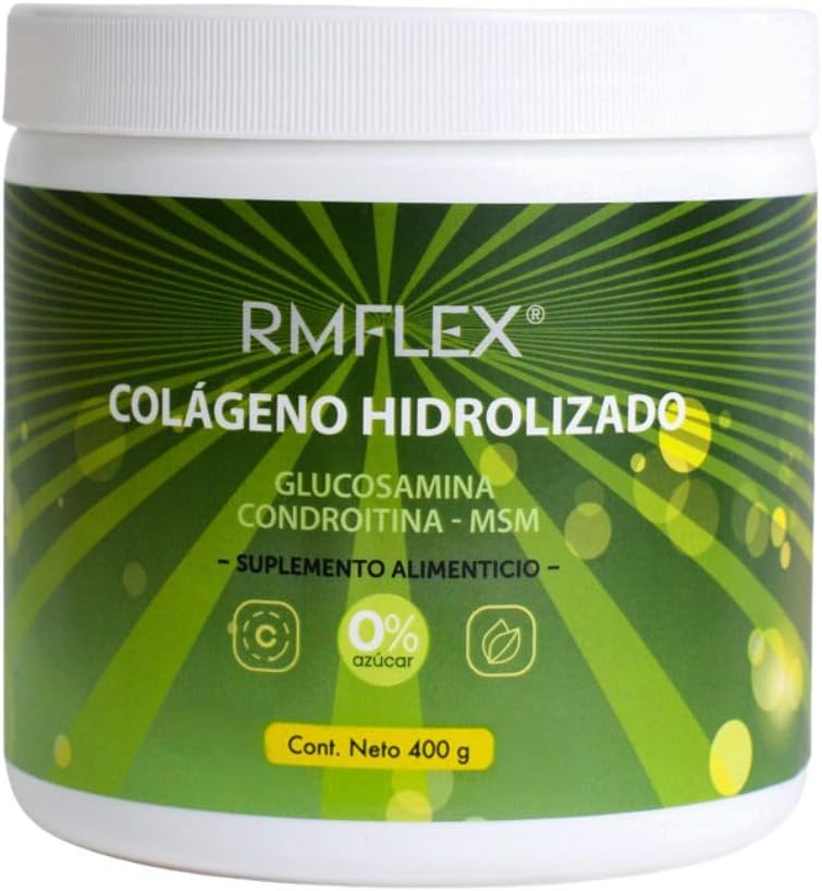 RMFLEX Colageno hidrolizado 400 gr : Amazon.com.mx: Salud y Cuidado ...
