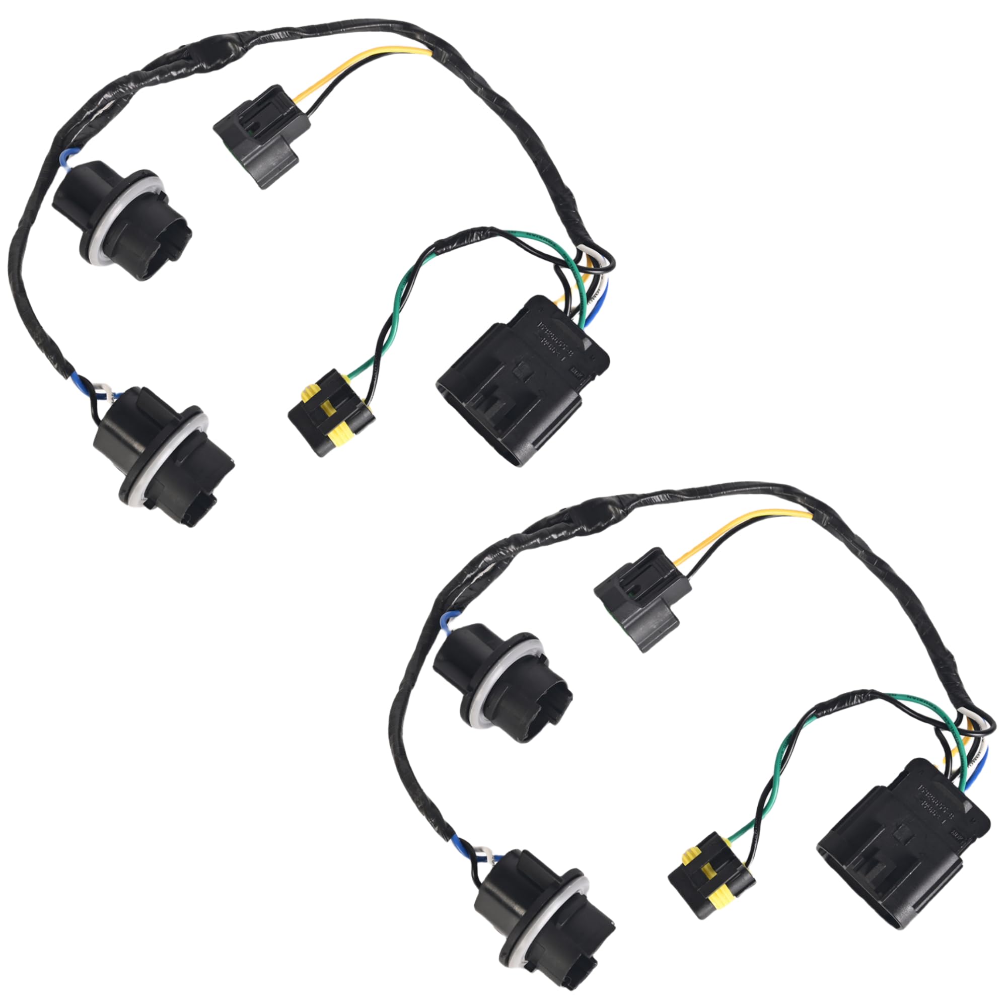 Amazon.com: Headlight Wiring Harness Assembly Contains Two Wires ...