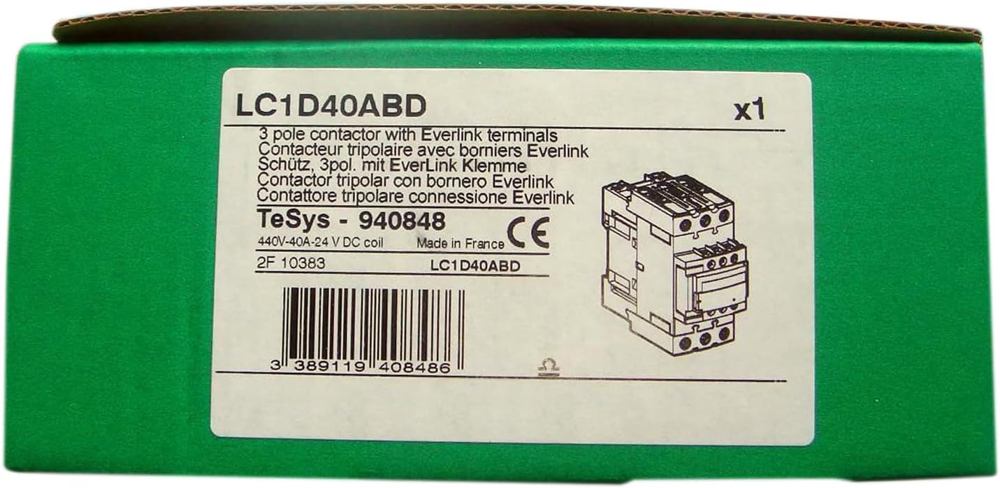 Amazon.com: CBBEXP LC1-D40ABD Contactor LC1D40ABD Sealed in Box with ...