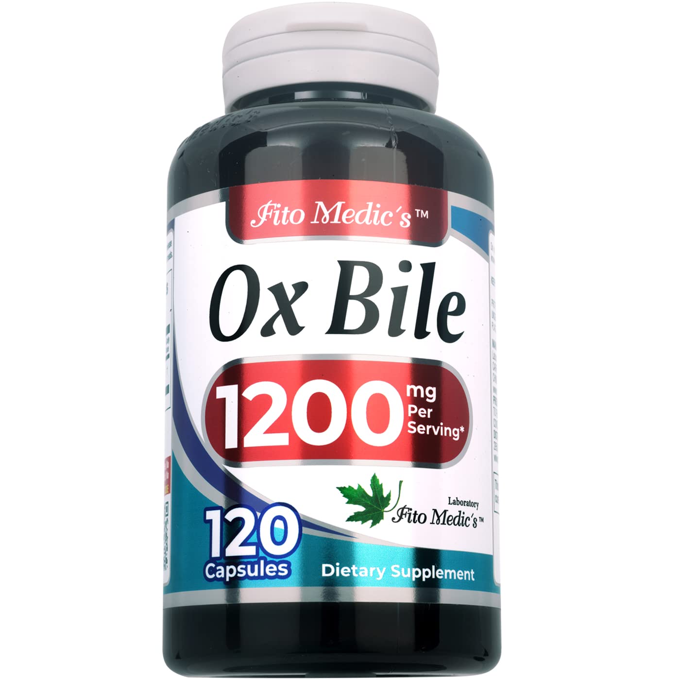 Amazon.com: Lab - Bile Salts, Ox Bile, 1200 mg per Serving, 120 Caps ...