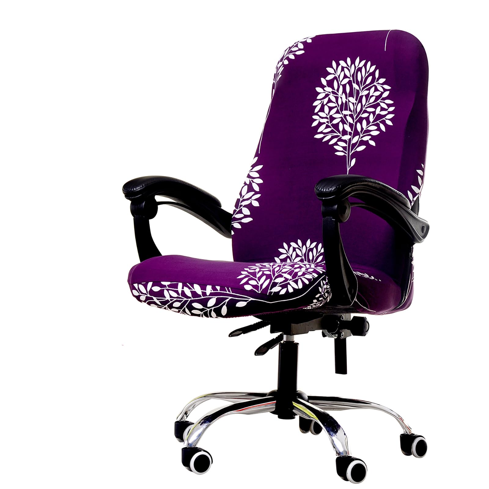Amazon.com: WOMACO Printed Office Chair Covers, Stretch Computer Chair Cover Universal Boss ...