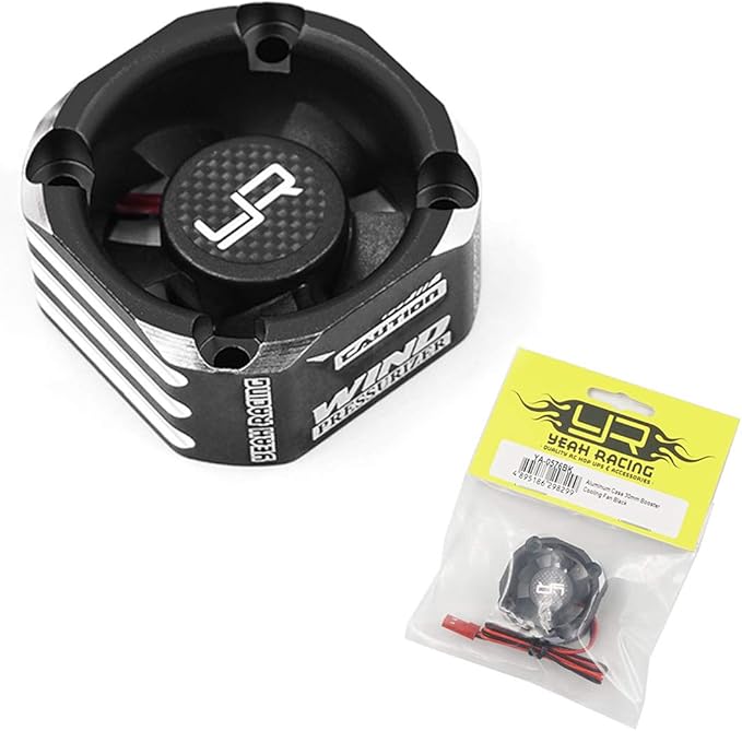 Amazon.com: Yeah Racing Aluminum Case 30mm Booster Cooling Fan Black # ...