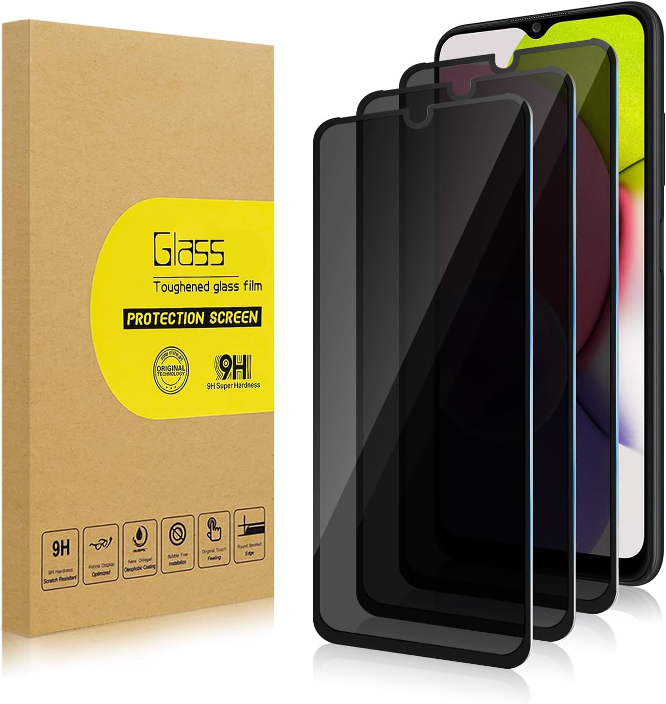 Amazon.com: Lokyoo 3 Pack Privacy Screen Protector for Samsung Galaxy ...