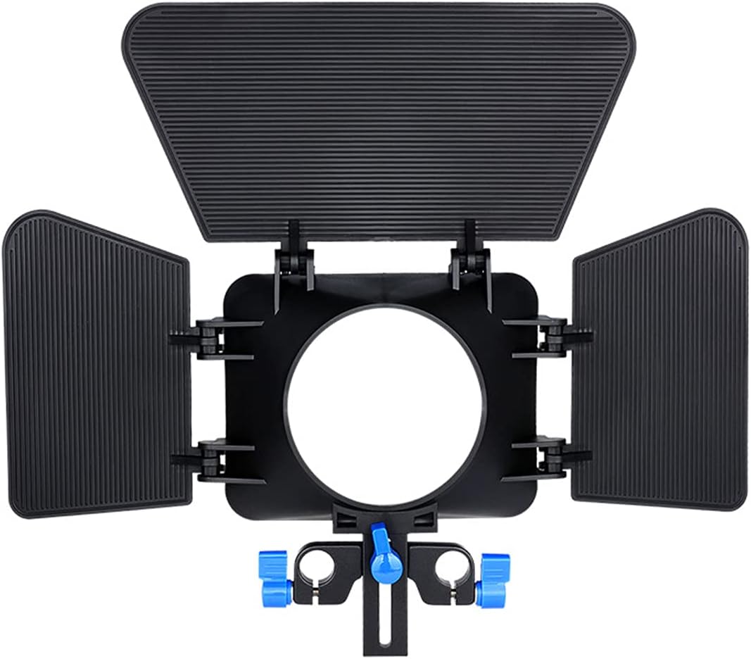 Amazon.com : Supfoto Mini Matte Box with 15mm Rail Rods Camera Lens ...
