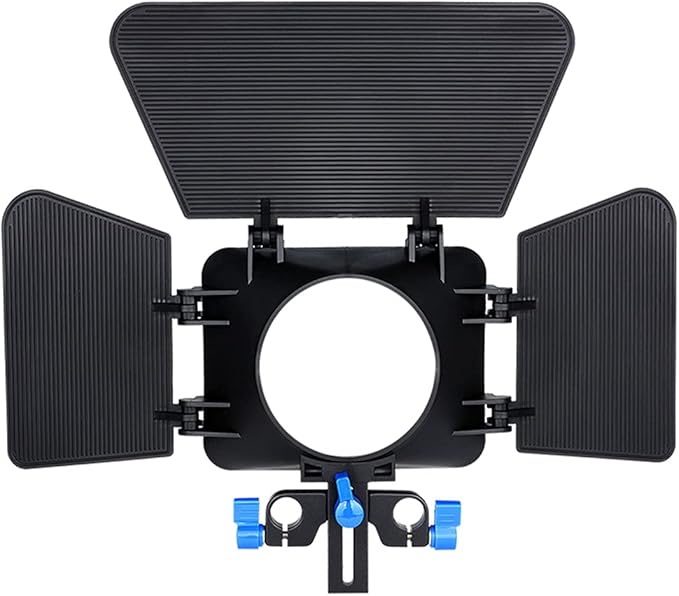 Amazon.com : Supfoto Mini Matte Box with 15mm Rail Rods Camera Lens ...