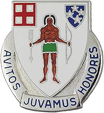 Amazon.com: 182nd Infantry Regiment Unit Crest (AVITOS JUVAMUS HONORES ...