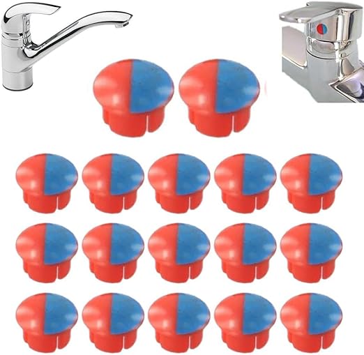 Amazon.com: 10PACK Hot Cold Indicator for Faucets,Faucet Hot and Cold ...