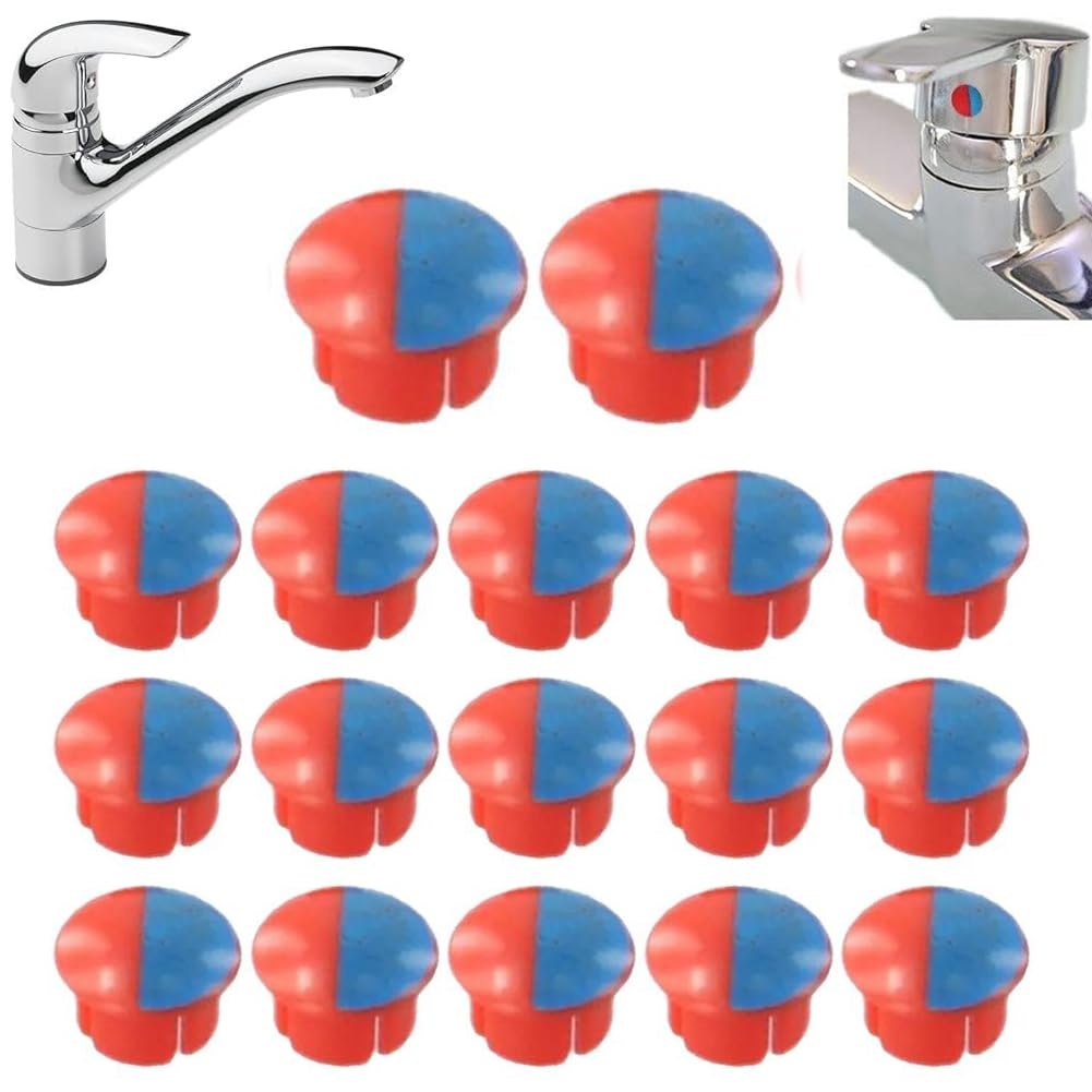 Amazon.com: 10PACK Hot Cold Indicator for Faucets,Faucet Hot and Cold ...