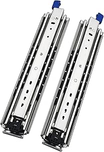 JCXCLZCC Heavy Drawer Slide Rail, Full Extension Slide Rail with Lock ...