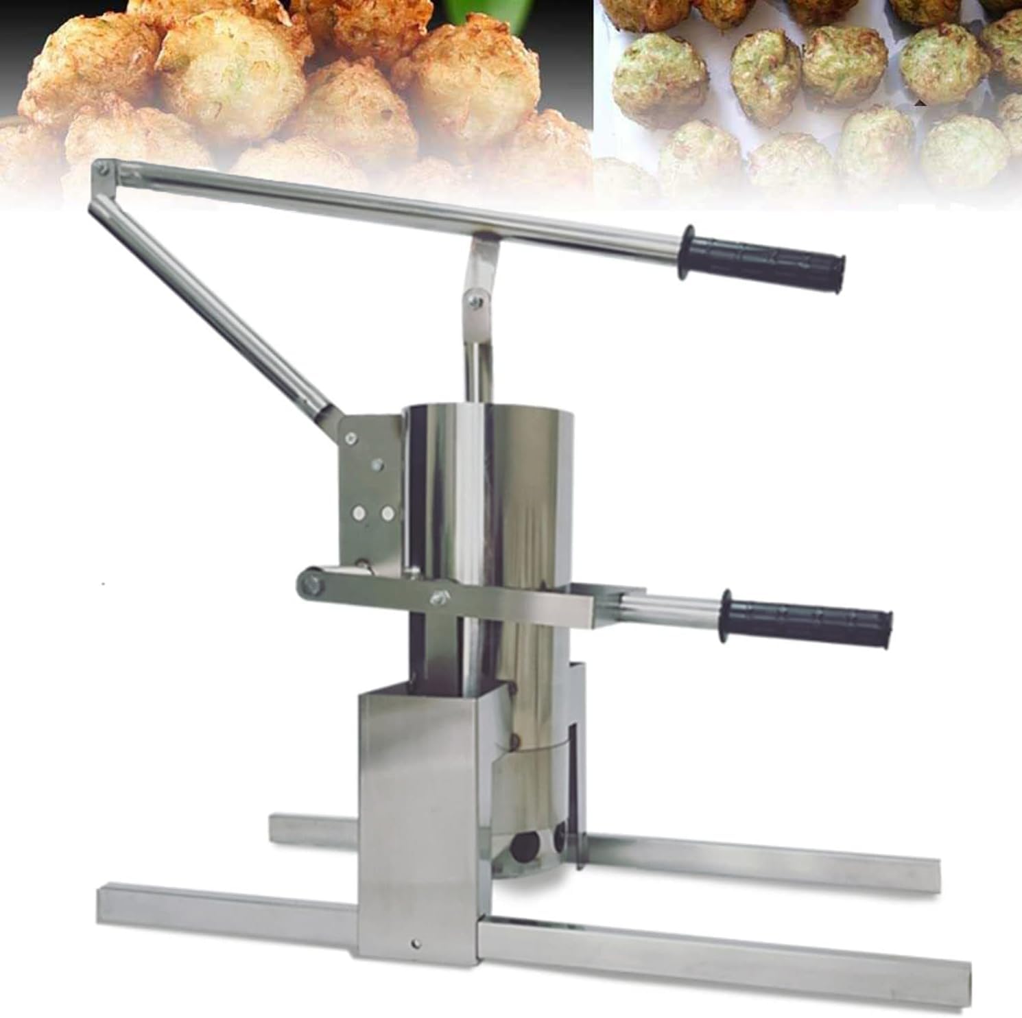 Amazon.com: COYEUX Commercial Manual Meatball Mold Machine, Stainless ...