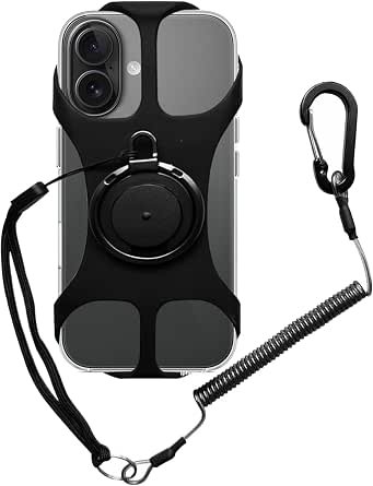 Amazon.com: TOOLIN Phone Coiled Lanyard,Universal Protector Phone Leash ...
