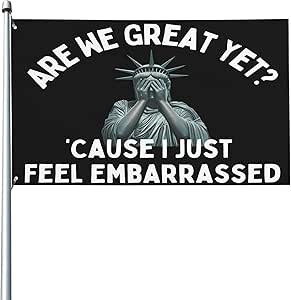 Amazon.com: Statue of Liberty Are We Great Yet Cause I Just Feel ...