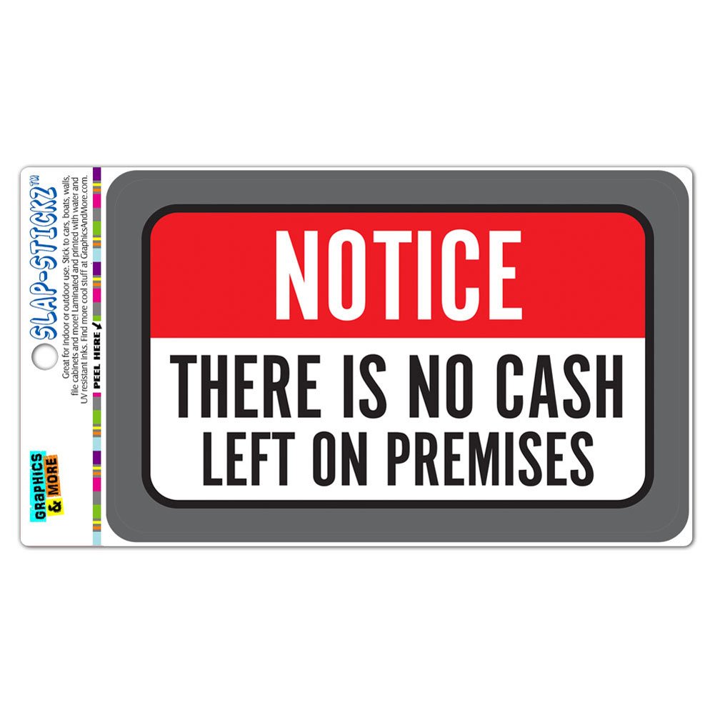 No Cash Sign