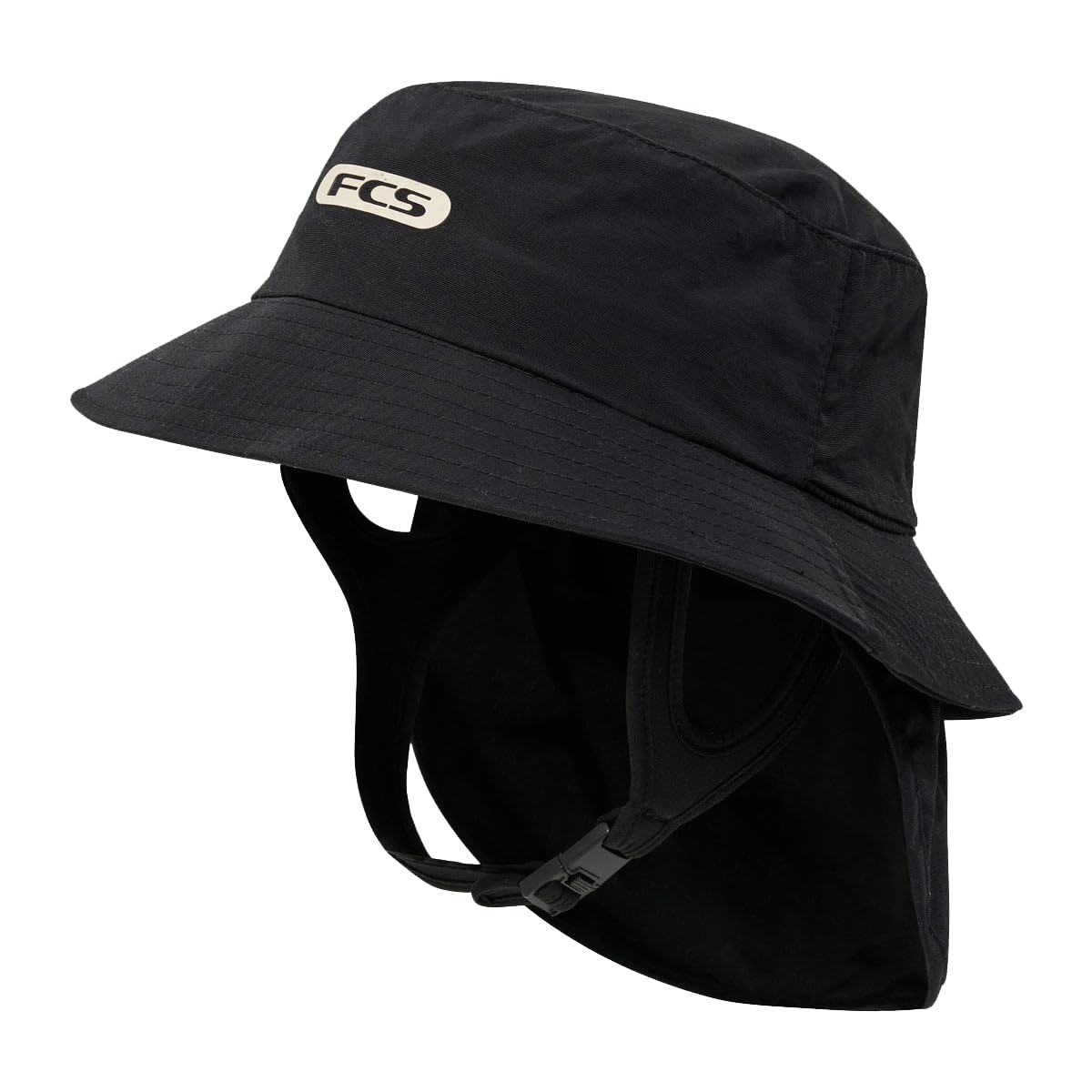Amazon.co.jp: FCS サーフハット ESSENTIAL SURF BUCKET HAT ハットタイプ (XL, BLACK ...