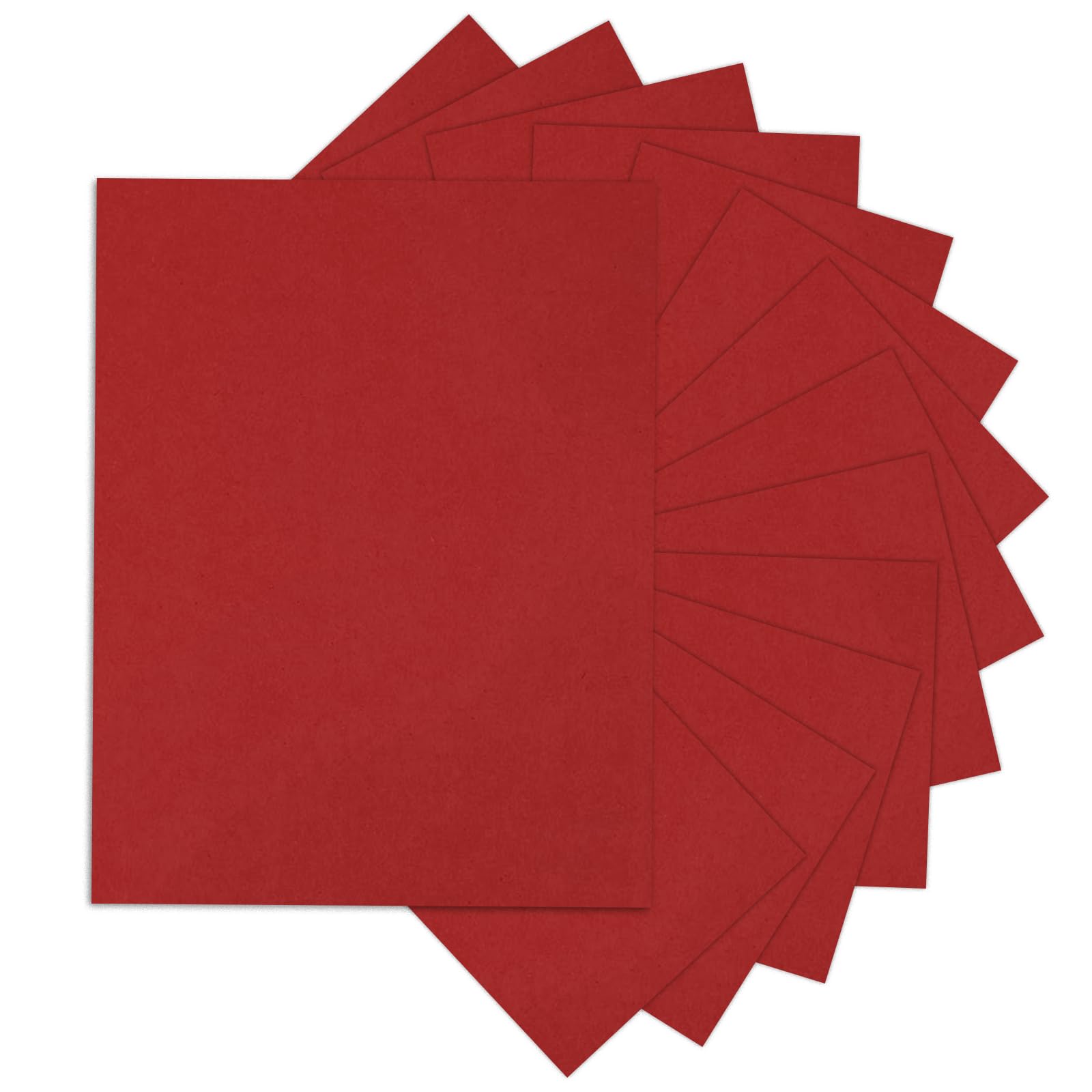 Snapklik.com : 24 Sheets Red Cardstock 8.5 X 11 Thick Printer Paper
