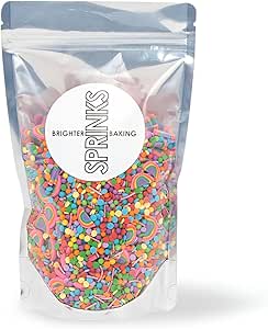 Sprinks Over The Rainbow Sprinkles 500g | Multicolour Edible Cake ...