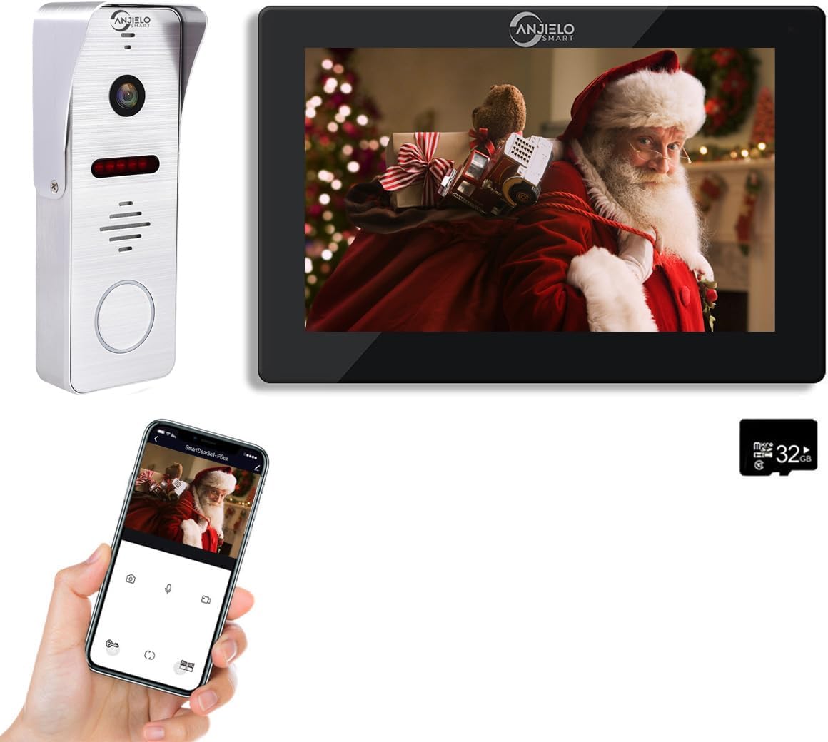 Amazon.com : Wireless Video Doorbell Apartment Intercom with 1080P ...