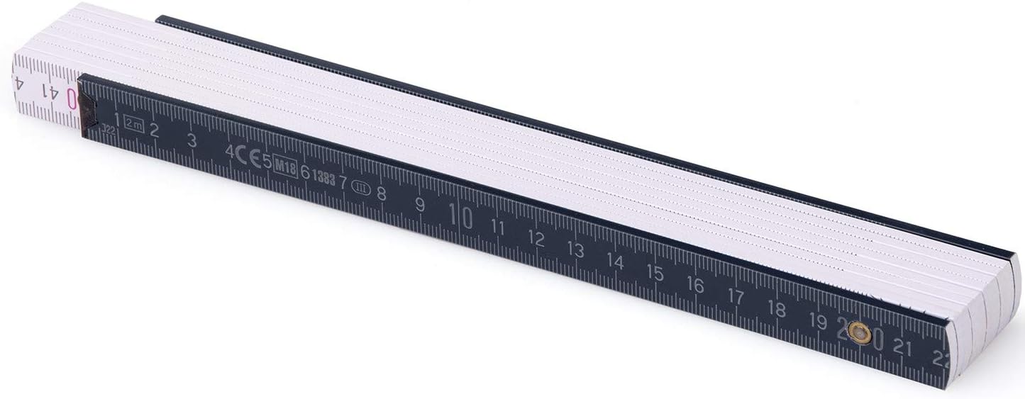 Metrie™ BL52 Holz Zollstock/Zollstöcke |2m langer Gliedermaßstab ...