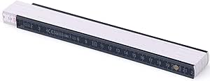 Metrie™ Block52 Folding Ruler/Rulers 2m – Duplex Scale with Angle ...