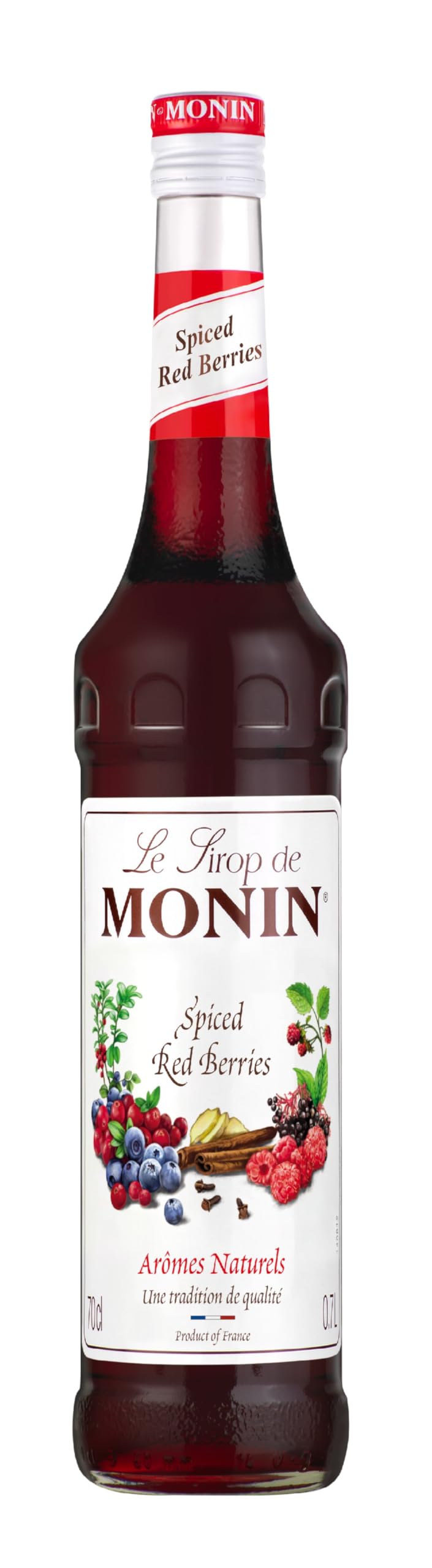 MONIN Premium Spiced Red Berries Syrup 700ml for Cocktails and ...