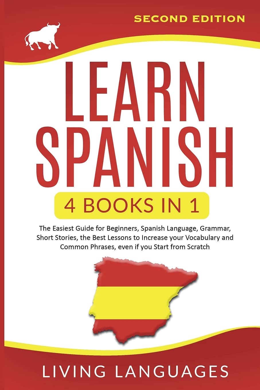 Buy Learn Spanish: 4 Books In 1: The Easiest Guide for Beginners ...