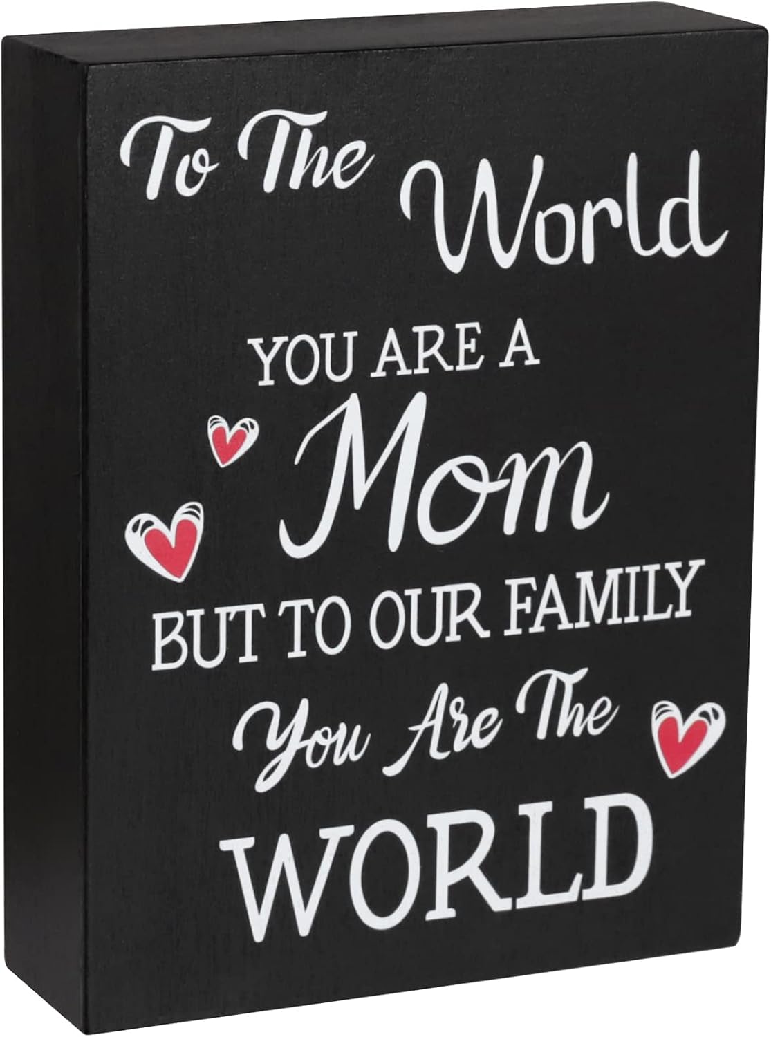 Amazon.com: Gifts for Mom from Daughter-To The World You Are A Mom-Wood ...