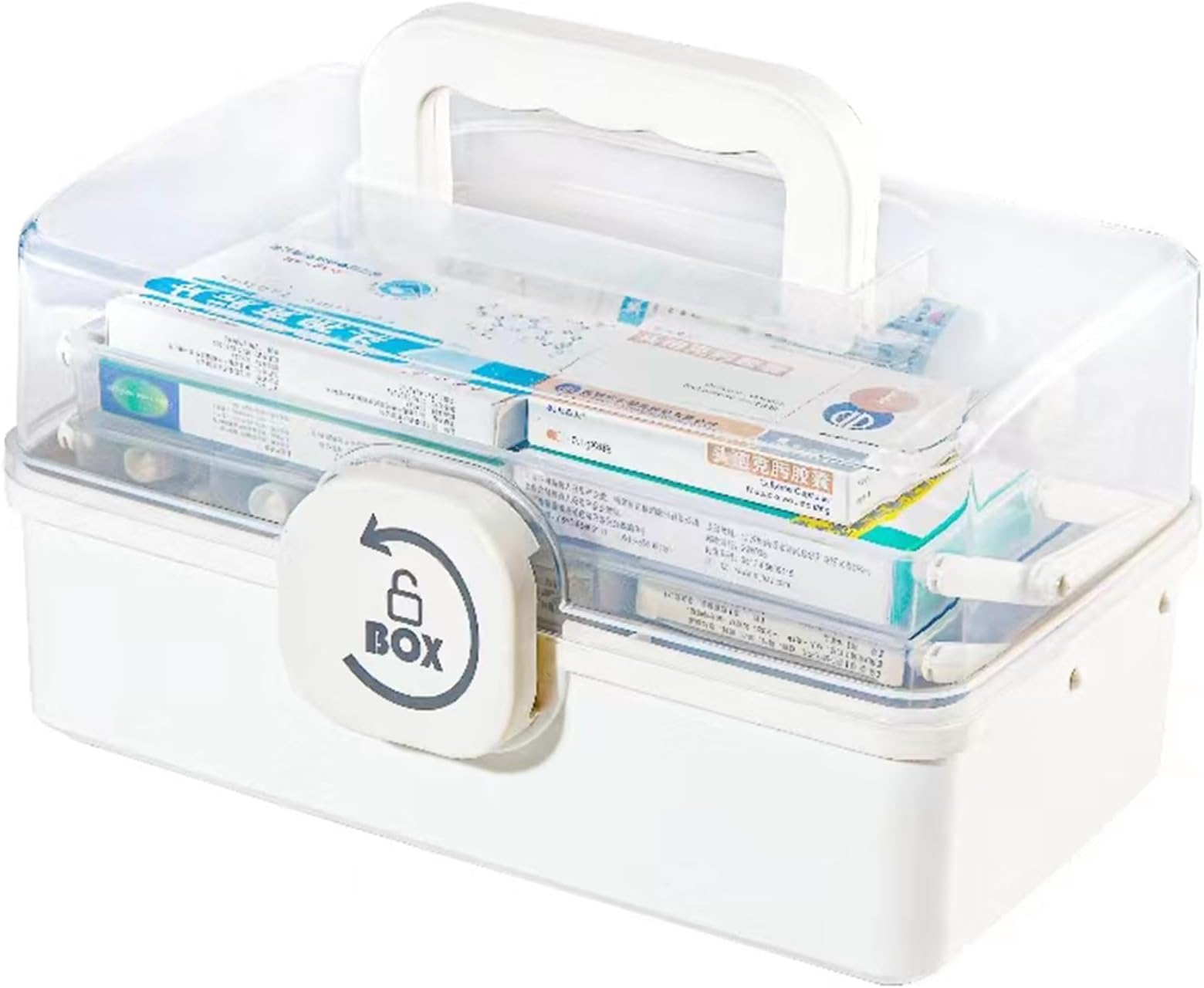 Amazon.com: Medication Storage with Portable Handle,First Aid Safe ...