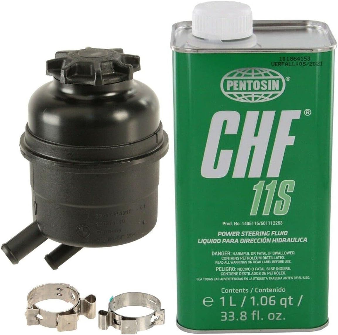 Amazon.com: Replacement Power Steering Reservoir kit Mechanics Choice ...