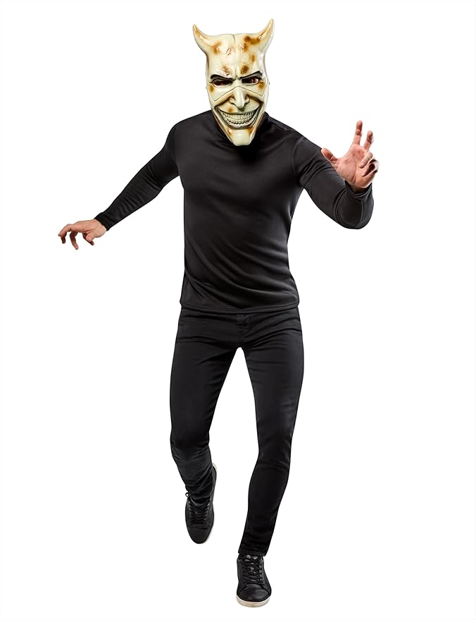 Amazon.com: Rubies The Black Phone: The Grabber 3/4 Mask for Adults ...
