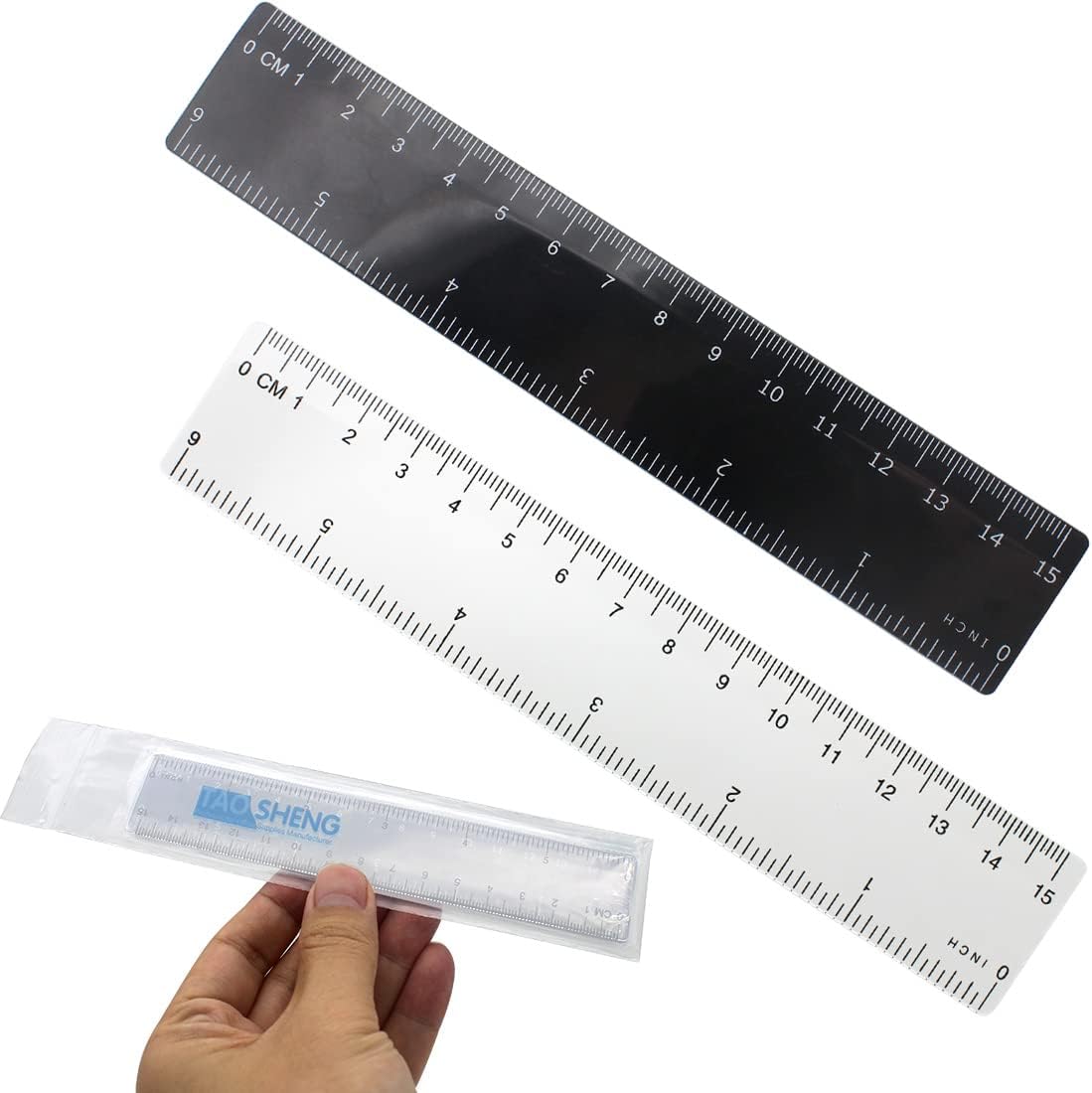 Amazon.com : Midori Aluminium Ruler 15cm Black (42256006) : Office Products