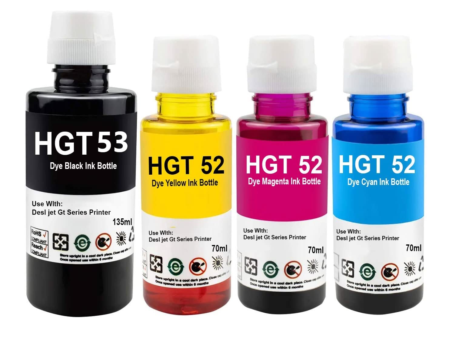 QUINK GT53XL Set Compatible Refill Ink for 310 315 319 410 415 419 5810 ...