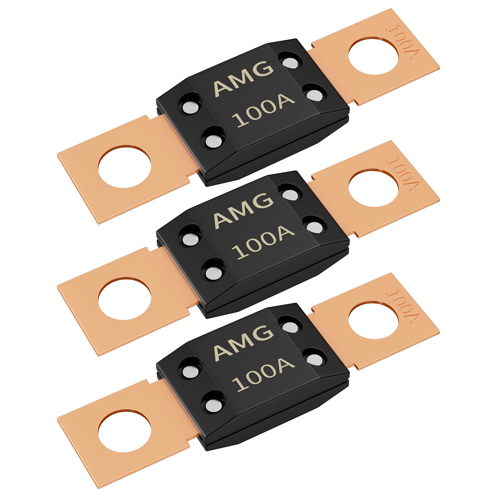 Snapklik.com : 3Pcs 100A MEGA Fuse, High Current Bolt Mount Automotive ...