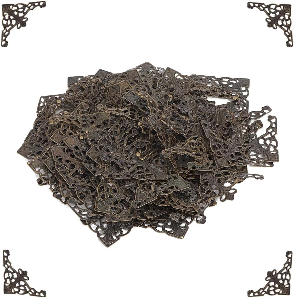 Amazon.com: 50Pcs Vintage Decor Box Corner, Metal Appliques Furniture ...