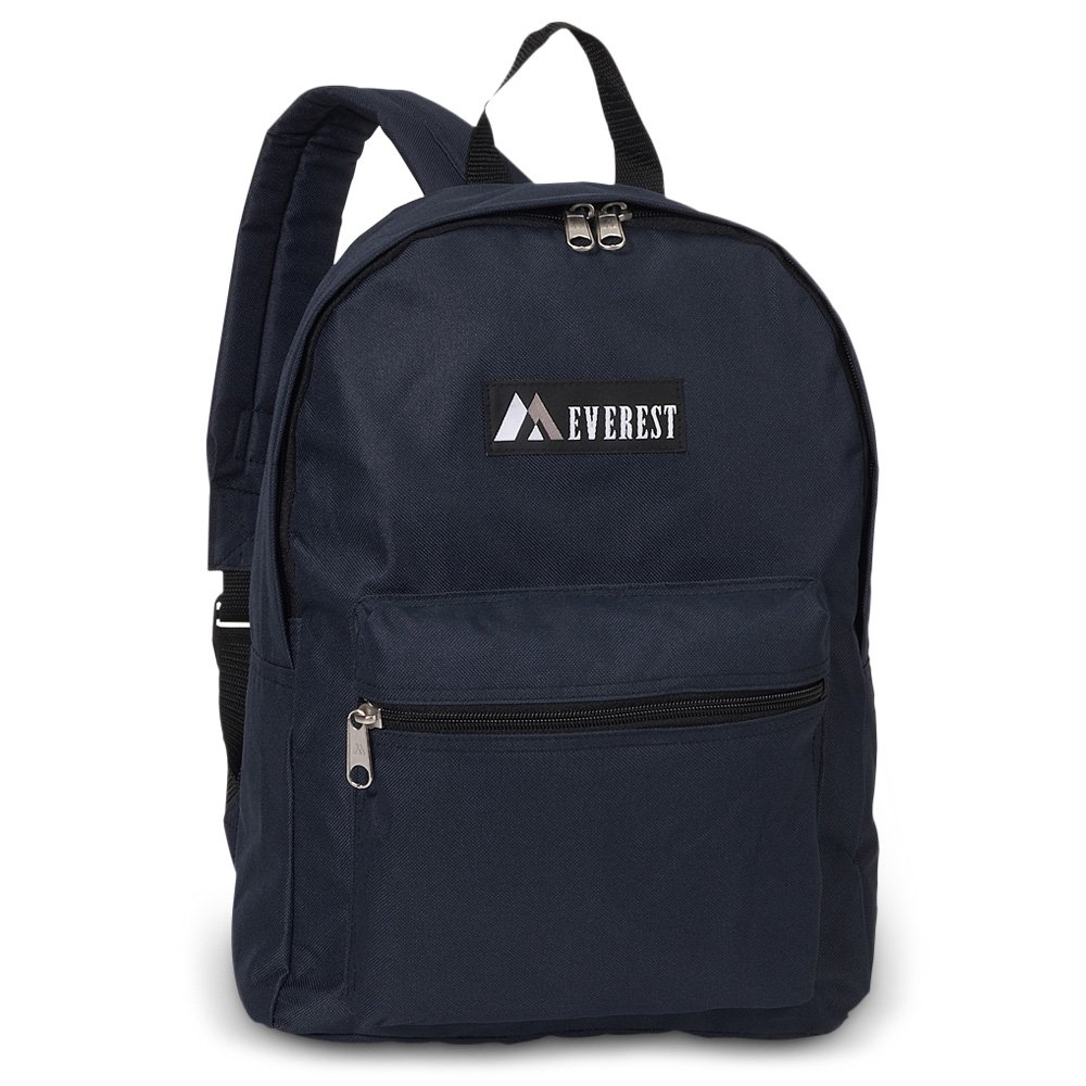 Amazon.com | Everest Luggage Basic Backpack, Navy, Medium | Kids' Backpacks
