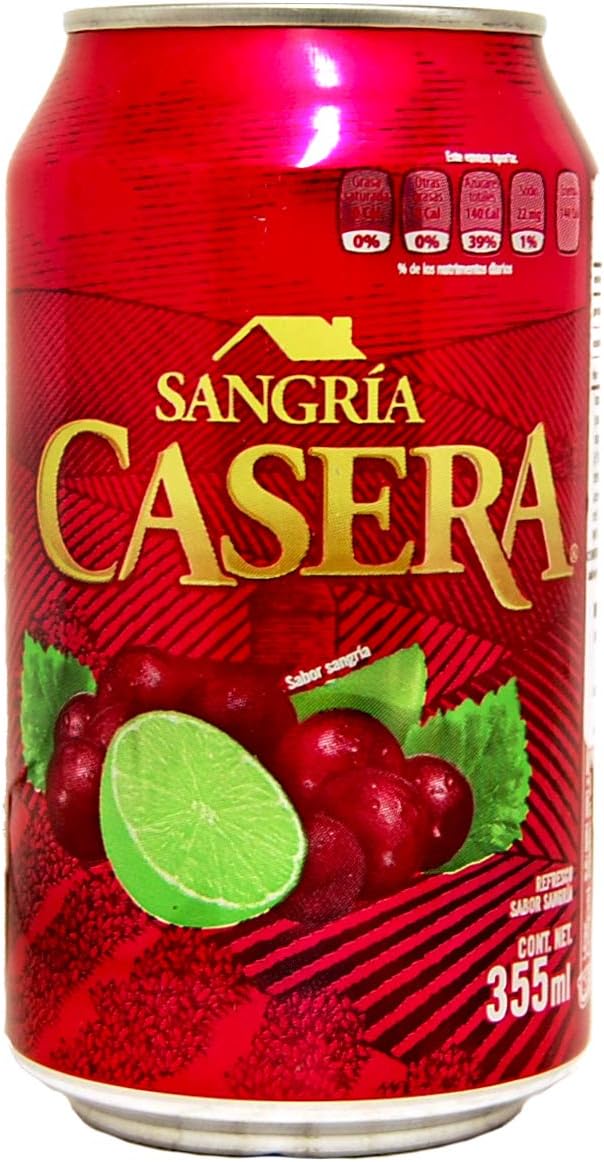 Sangria Senorial 355ml / Mexican Sangria Flavoured Soft Drink, Non ...