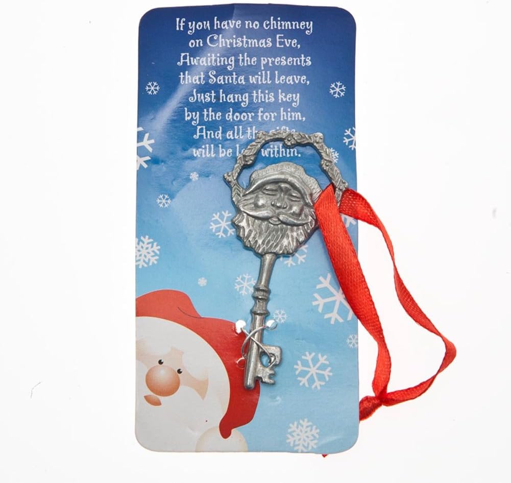 Amazon.com: Metal Key for Santa Claus with Card - 1 Piece : Home & Kitchen