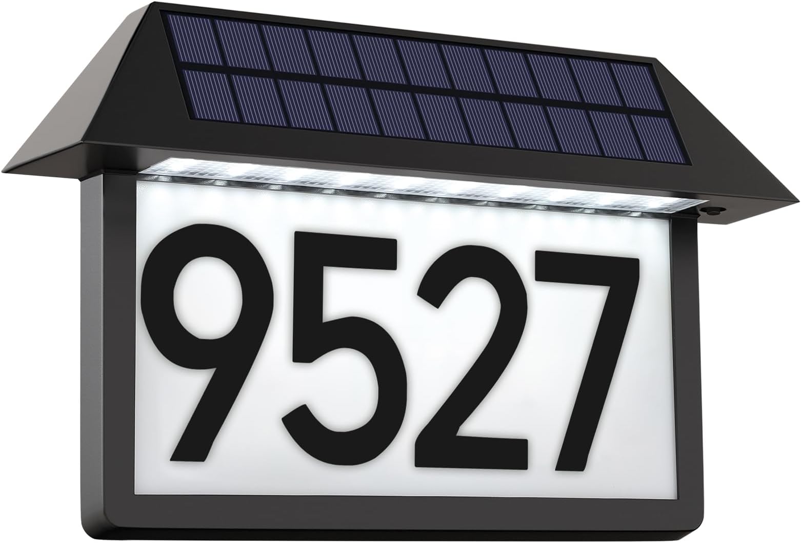 Amazon.com: RigidBeam Solar Address Sign, Solar Powered Luminous House ...