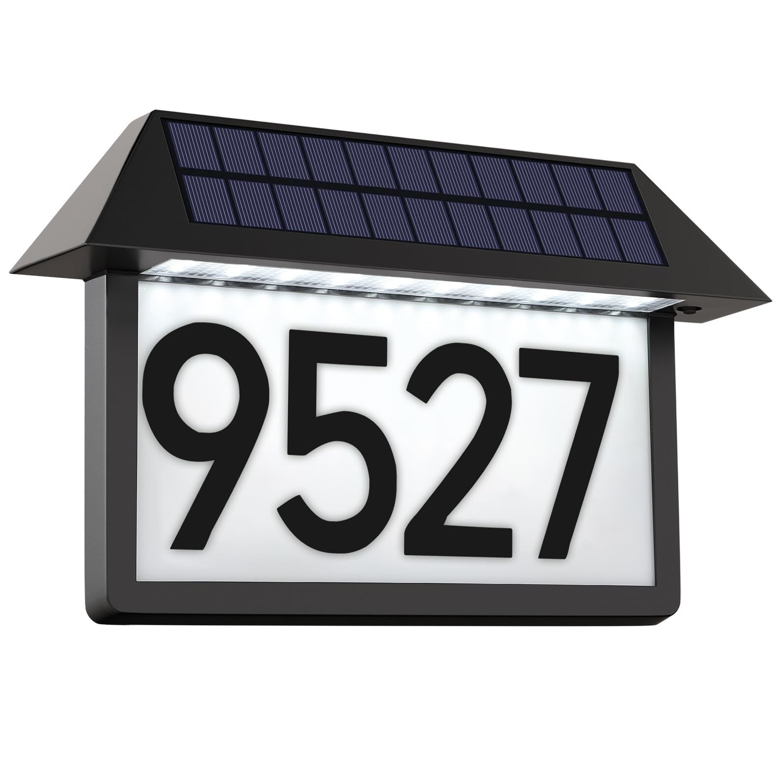 Amazon.com: RigidBeam Solar Address Sign, Solar Powered Luminous House ...