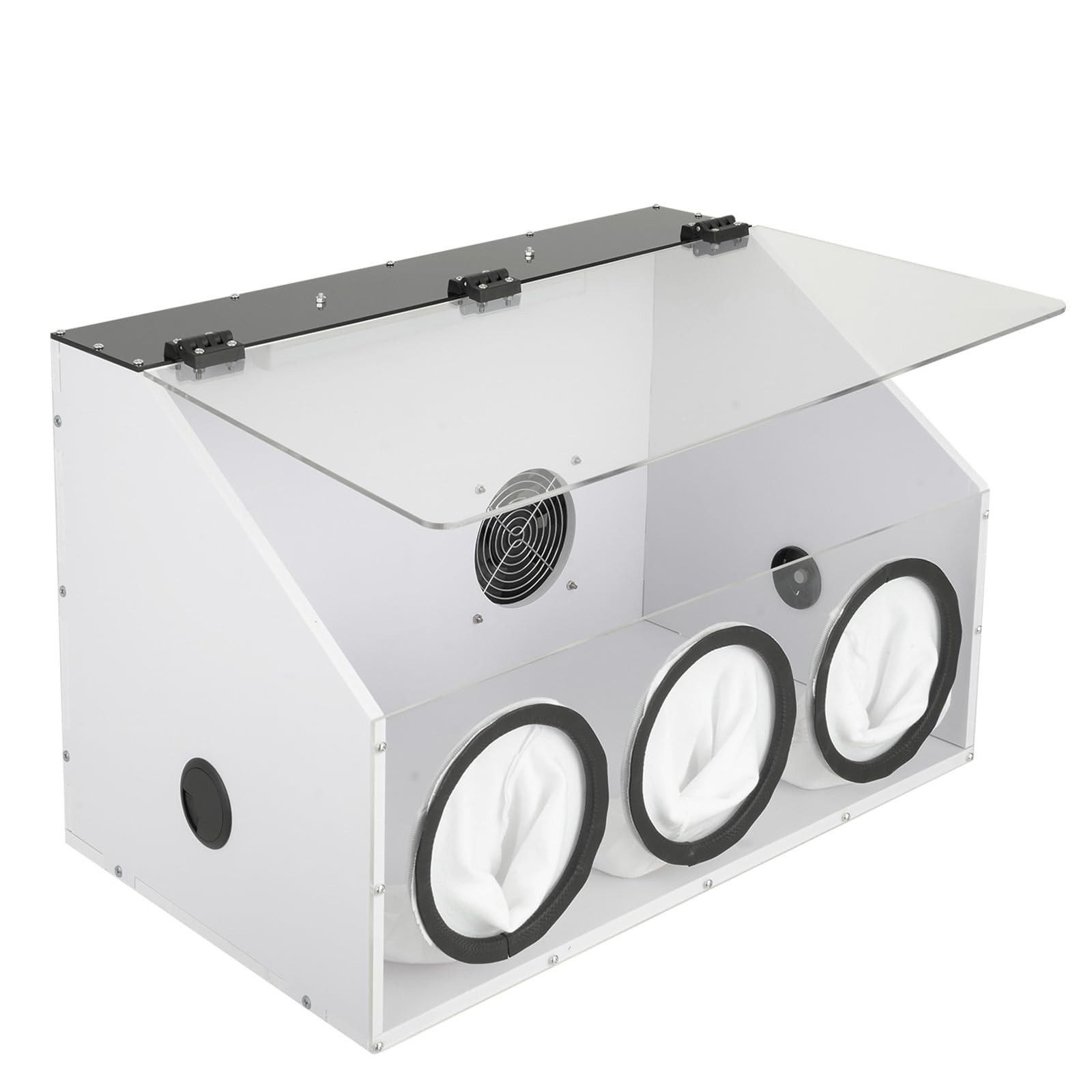 Electric Grinding Table Polisher Fully Enclosed Dust Box 110V Grinding ...