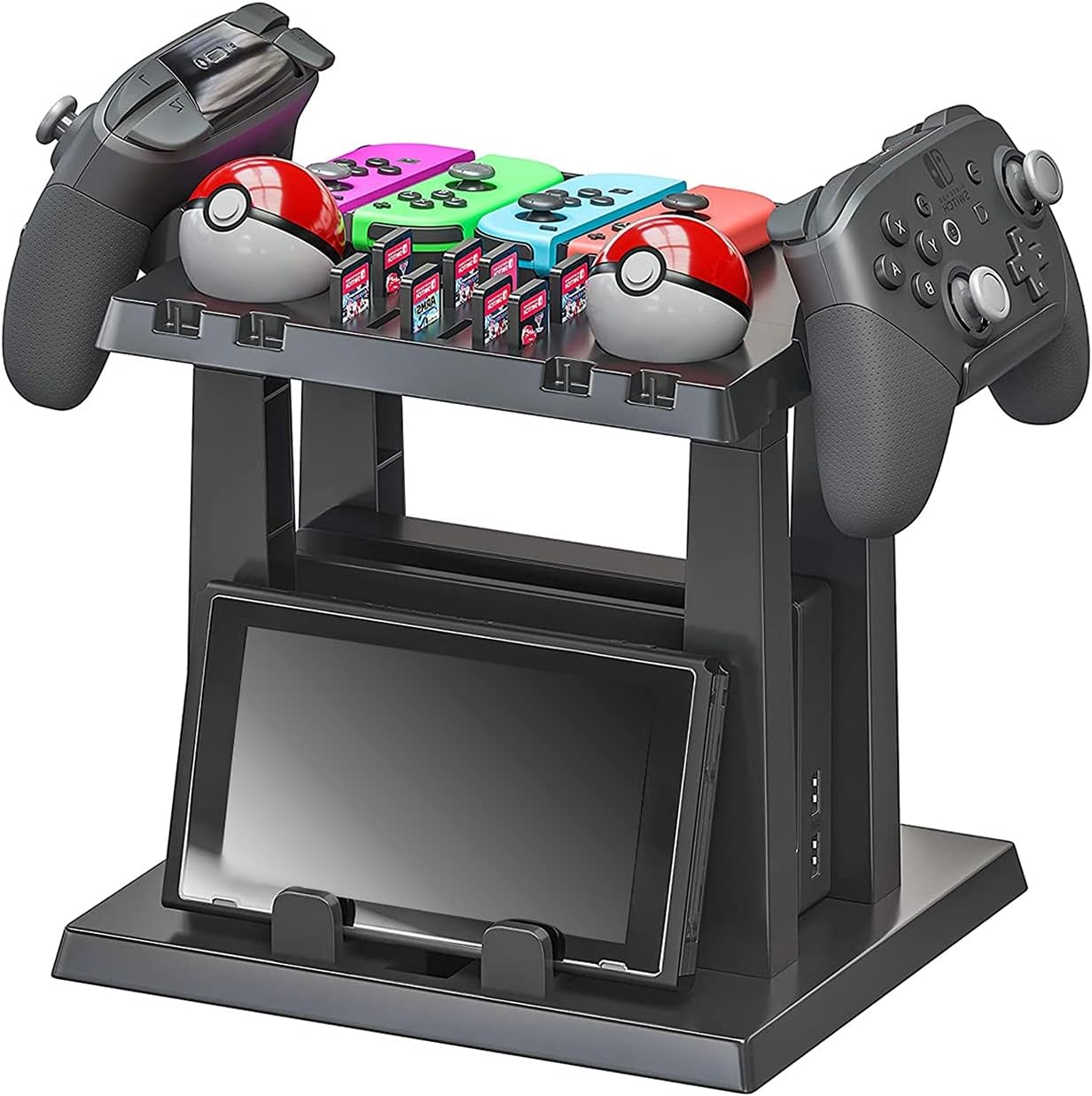 Amazon.com: ANNMETER Storage Stand for Nintendo Switch Joy Cons, Pro ...