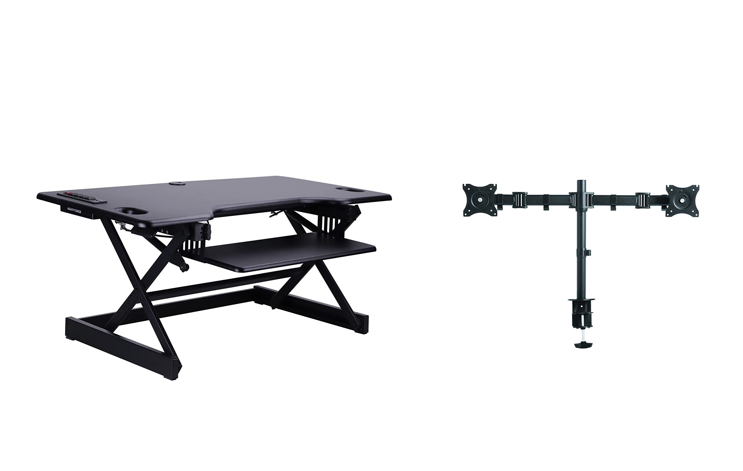 Snapklik.com : Rocelco 46" Height Adjustable Standing Desk Converter