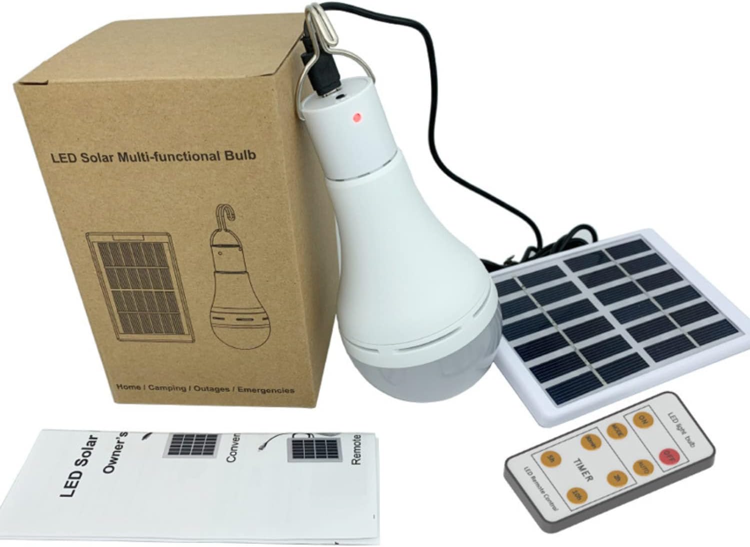 Discount Trends Solar Light Bulb Rechargeable Solar Powered LED Bulbs ...