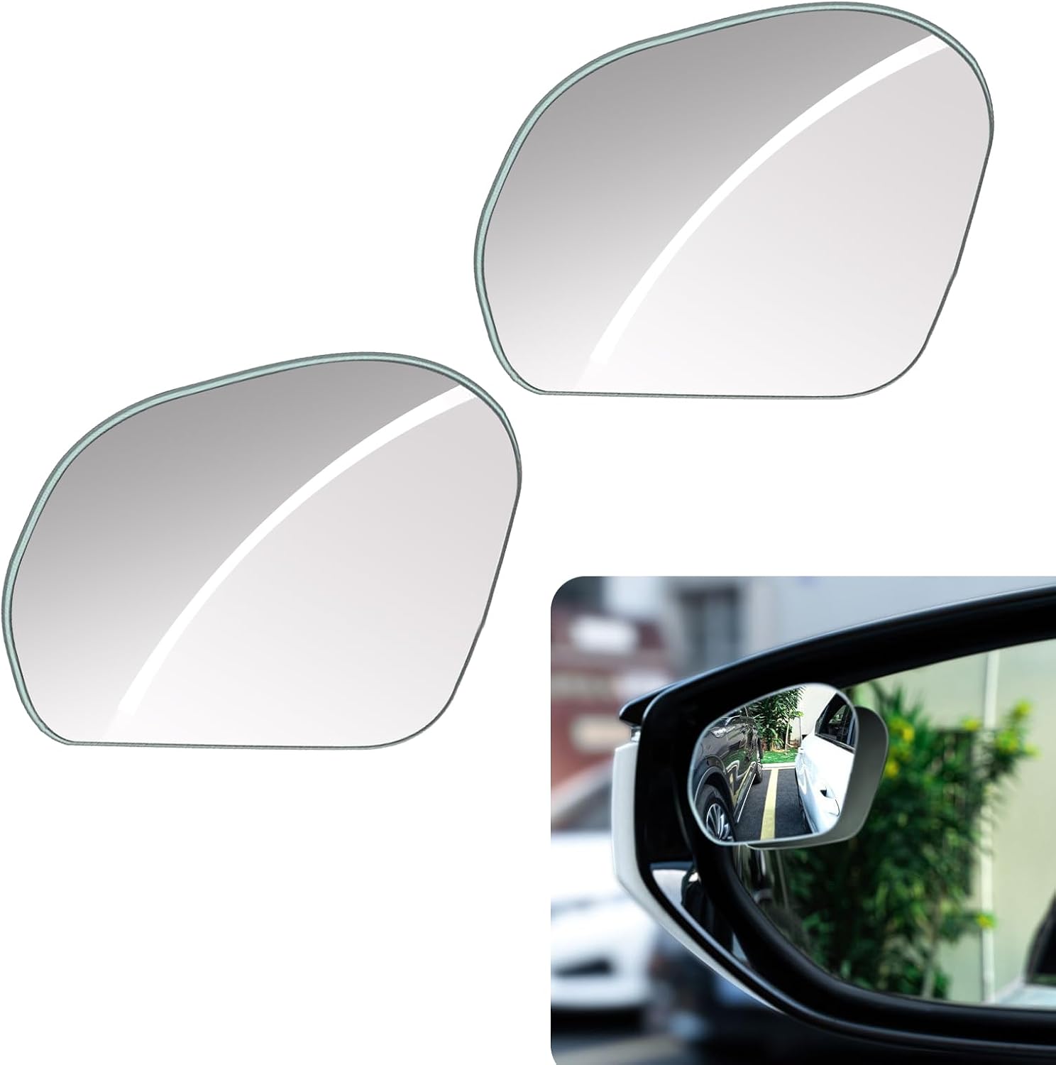 Amazon.com: Gseigvee 2 PCS Car Reversing Mirror Blind Spot Mirror ...