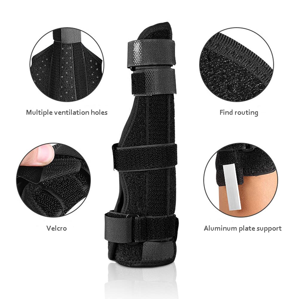 DZOZO Boxer Finger Splint Adjustable Fracture Splint Metacarpal Finger ...