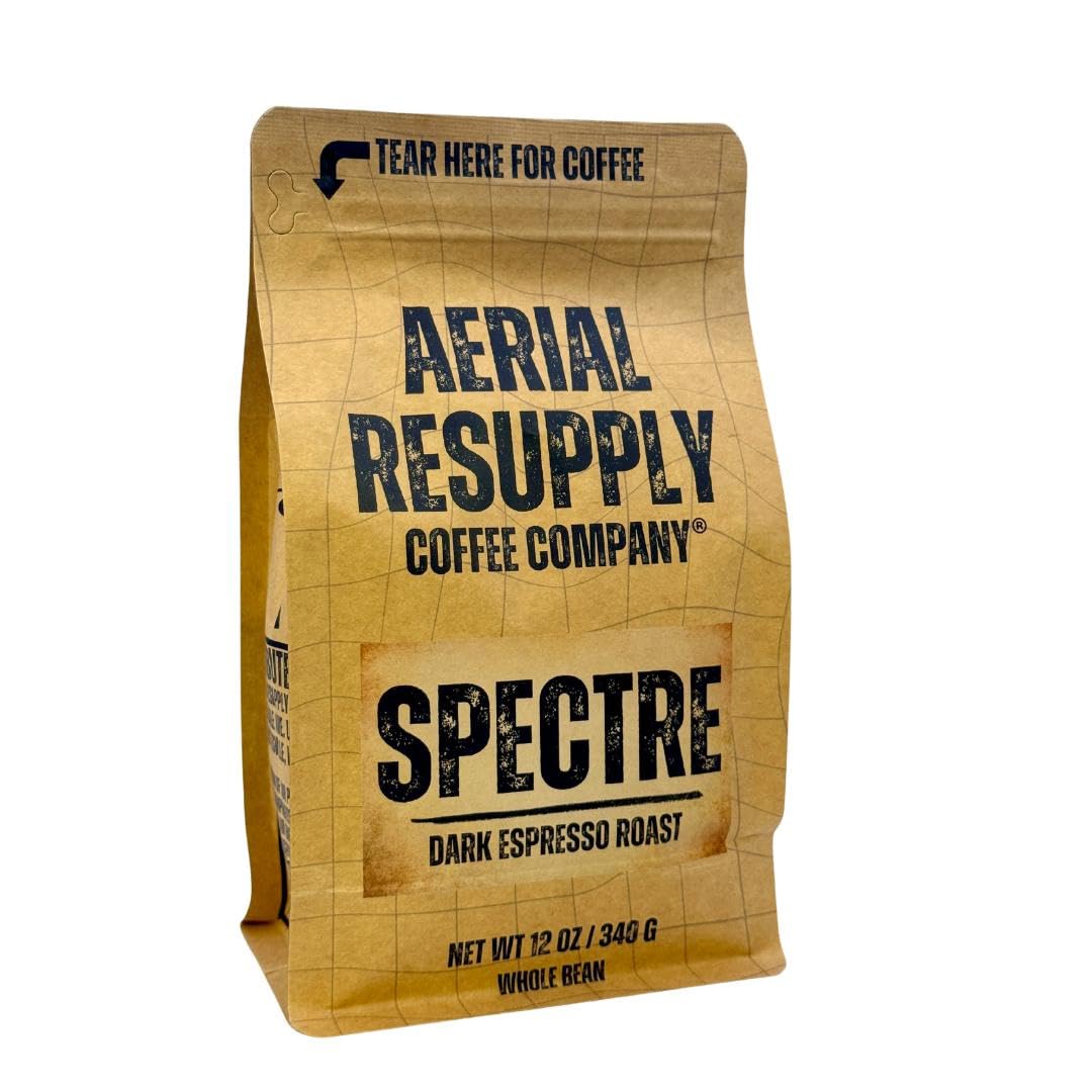 Amazon.com : Aerial Resupply Coffee - Spectre Dark Roast Espresso Beans ...