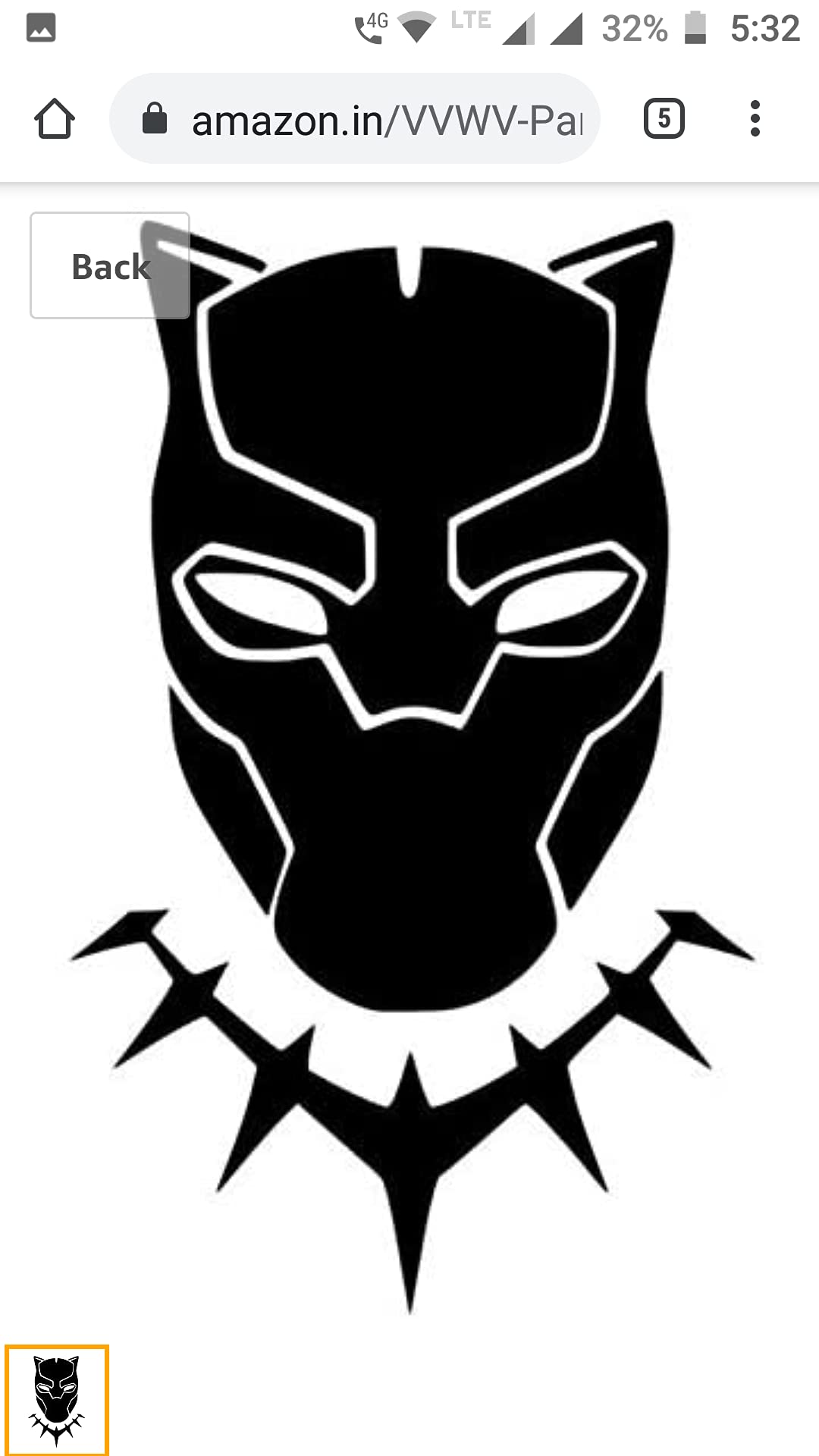 Black Panther Stickers